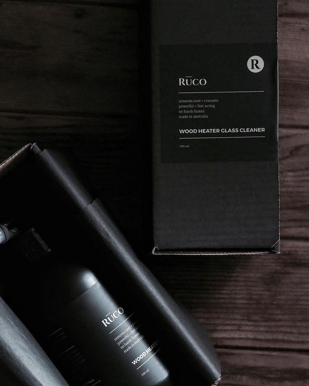 Ruco Wood Heater & Fireplace Glass Cleaner - Single Box – Hot Water ...